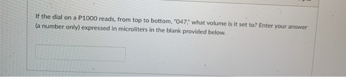 Solved If the dial on a P1000 reads, from top to bottom, | Chegg.com