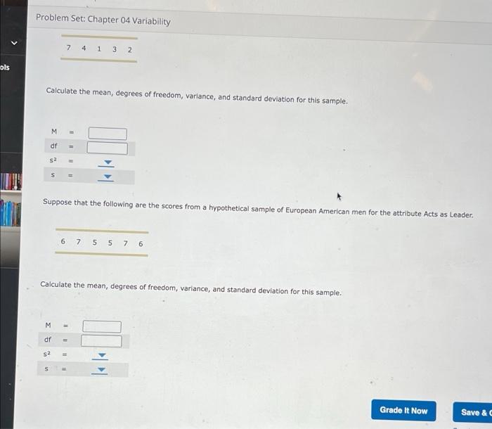 Solved CENGAGE MINDTAP Problem Set: Chapter 04 Variability | Chegg.com
