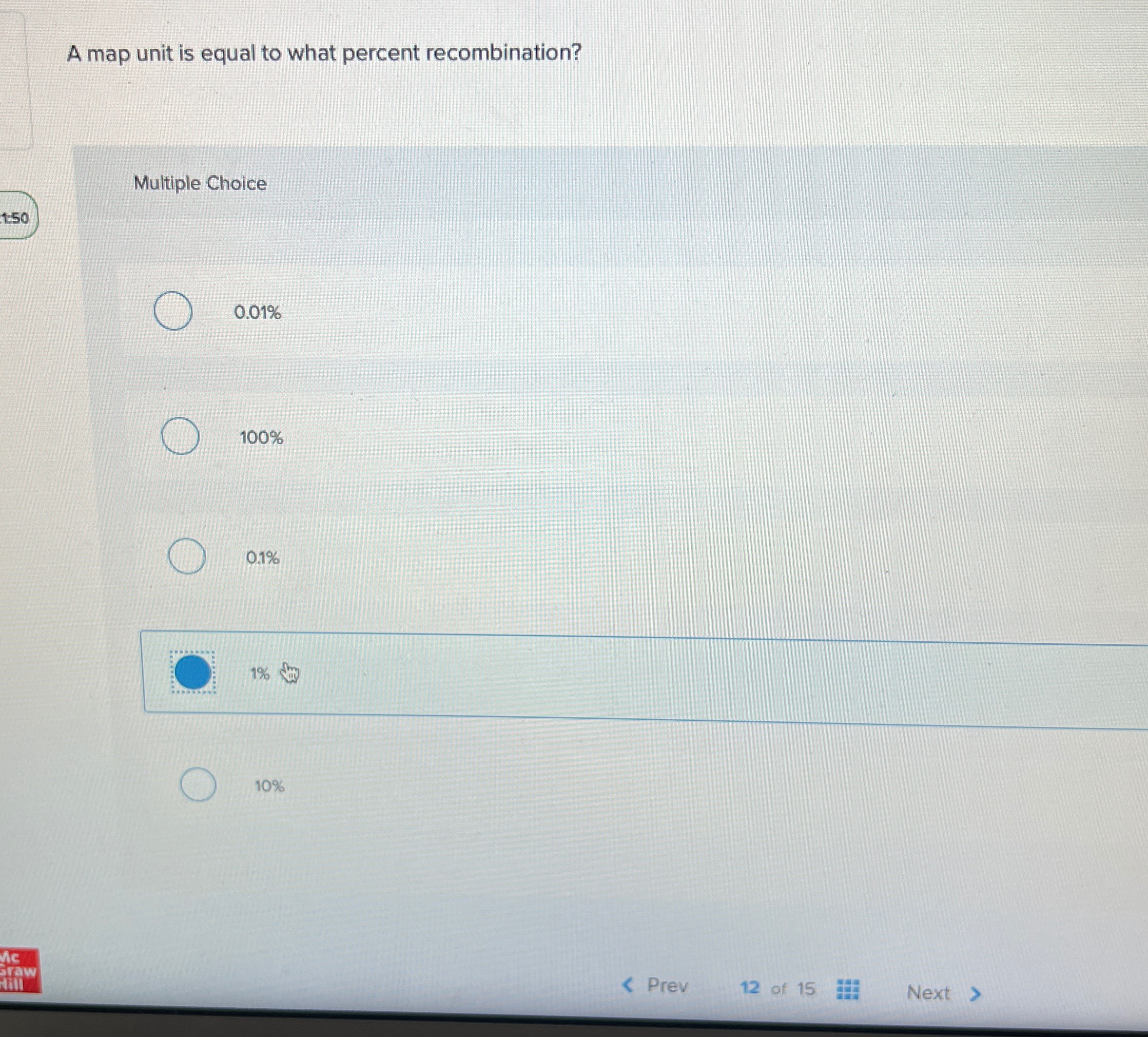 Solved A map unit is equal to what percent | Chegg.com