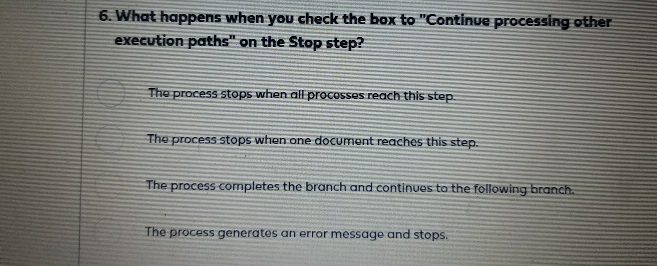 Solved What happens when you check the box to "Continue | Chegg.com
