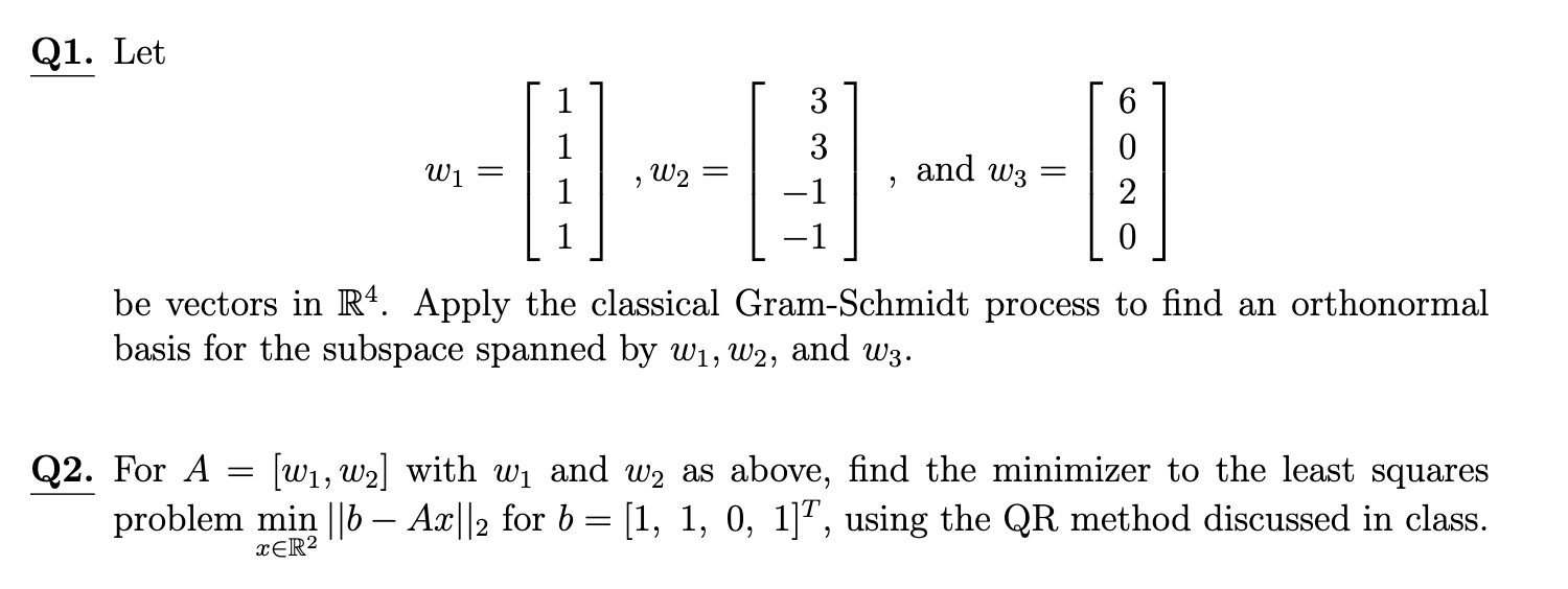Solved Q3. ﻿Suppose that V is finite dimensional. Let W_(1) | Chegg.com