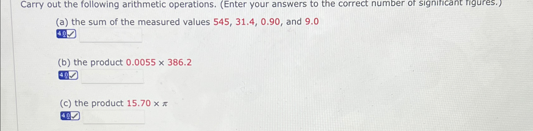 Solved Carry out the following arithmetic operations. (Enter | Chegg.com