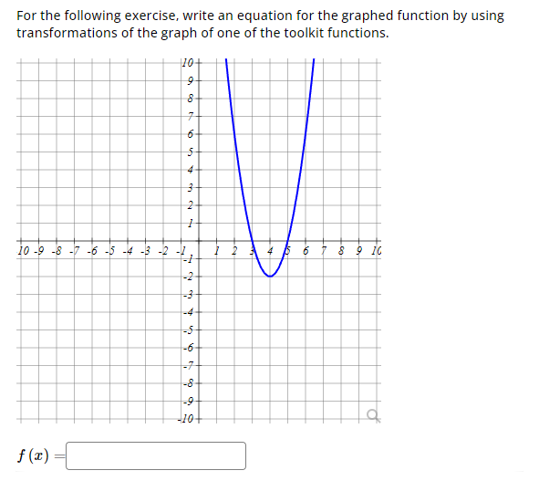 Solved For the following exercise, write an equation for the | Chegg.com