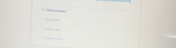Solved The table below is an example of a which of the | Chegg.com