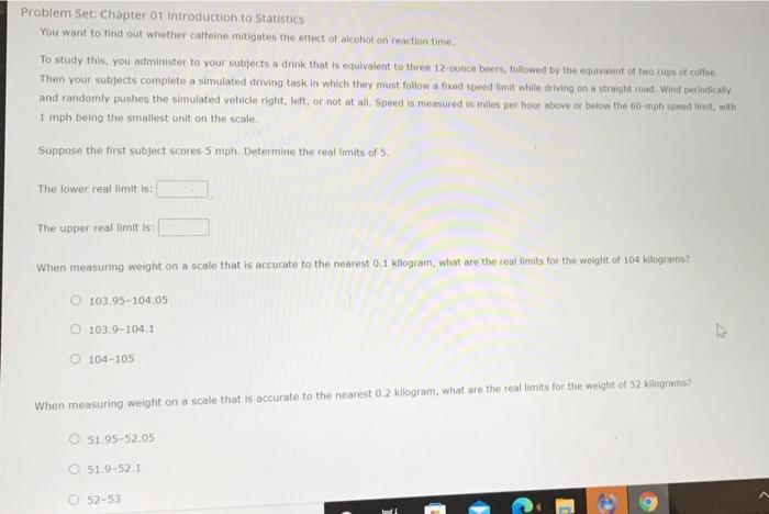 Solved Problem Set: Chapter 01 Introduction to Statistics | Chegg.com