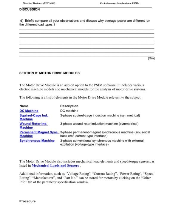 (b) Ability to use PSIM simulation tools for analytic | Chegg.com