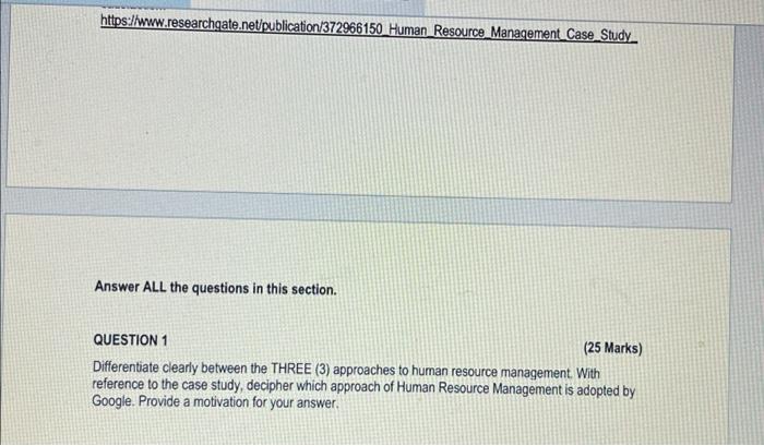 Solved Answer ALL the questions in this section. QUESTION 1 | Chegg.com