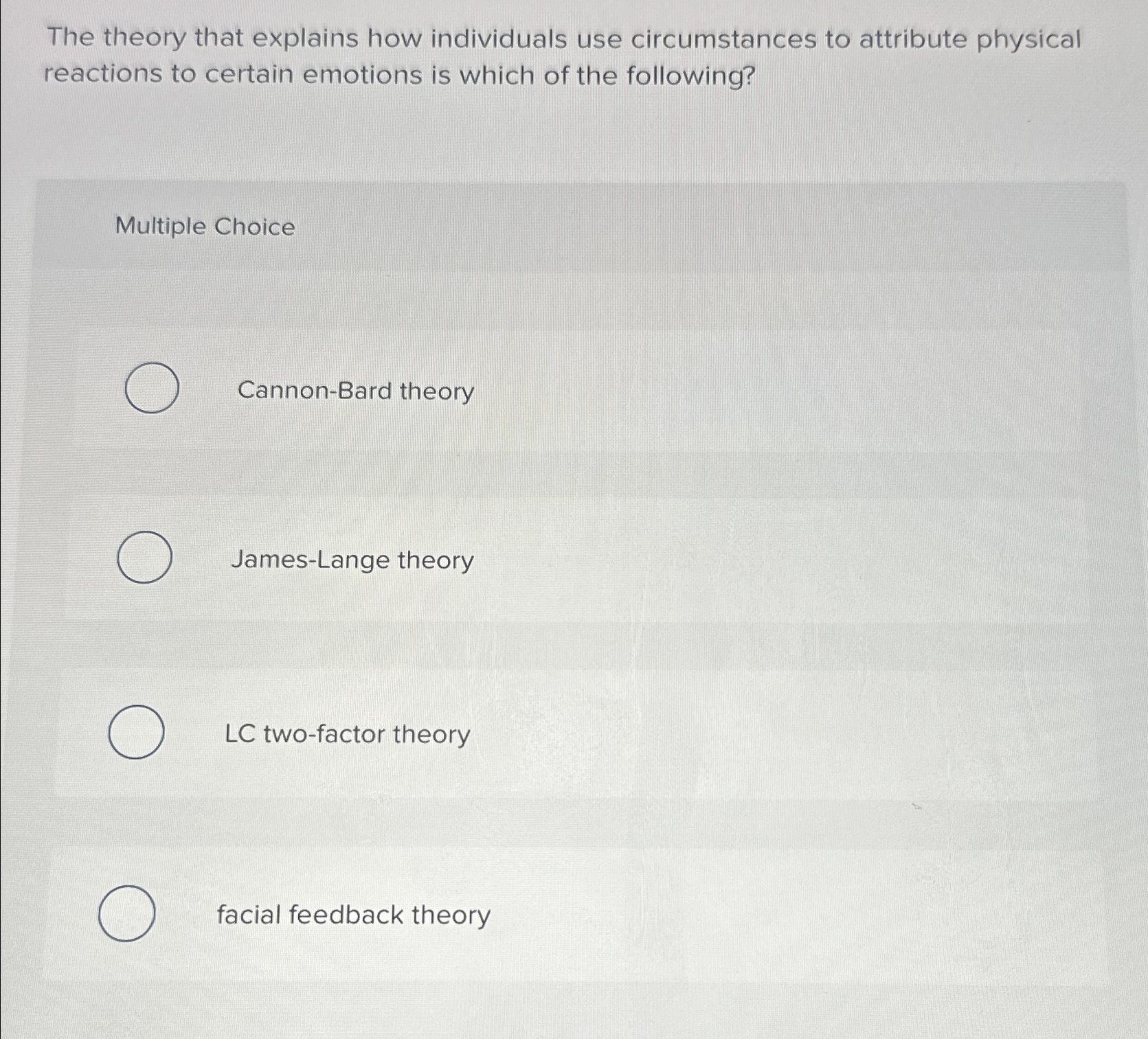 Solved The theory that explains how individuals use | Chegg.com