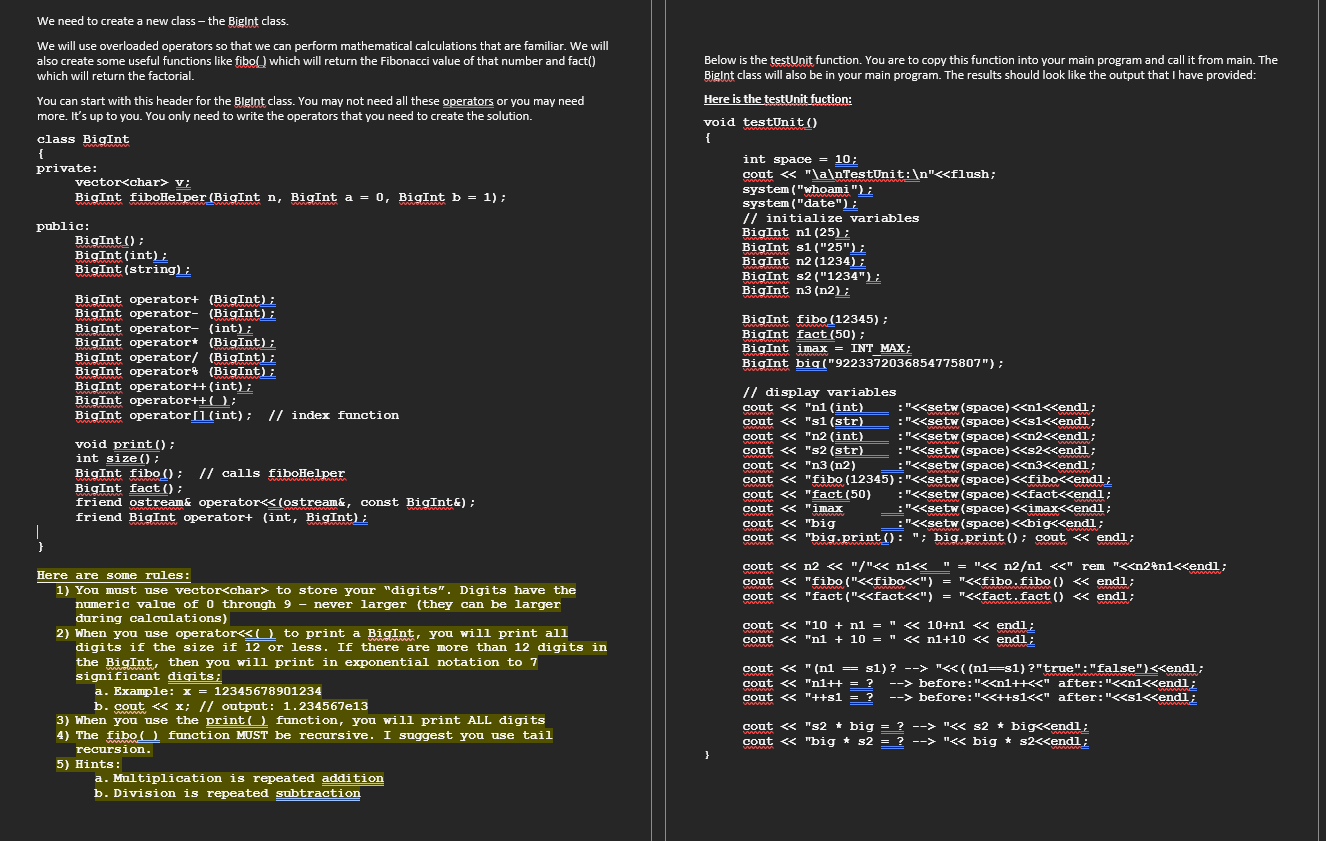 Solved Make sure to read all the requirements and rule. The | Chegg.com