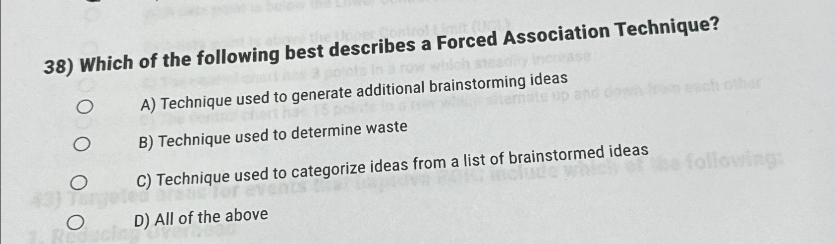 Solved Which of the following best describes a Forced | Chegg.com