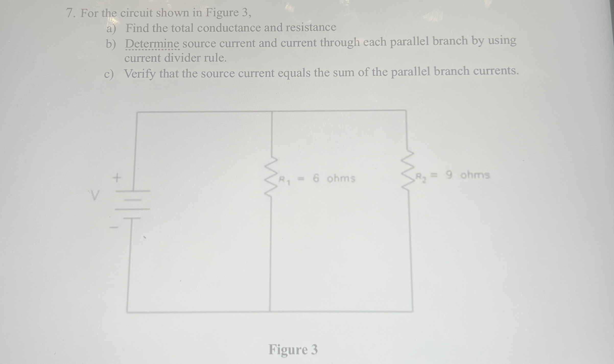 Solved For the circuit shown in Figure 3 . ﻿V=98va) ﻿Find | Chegg.com