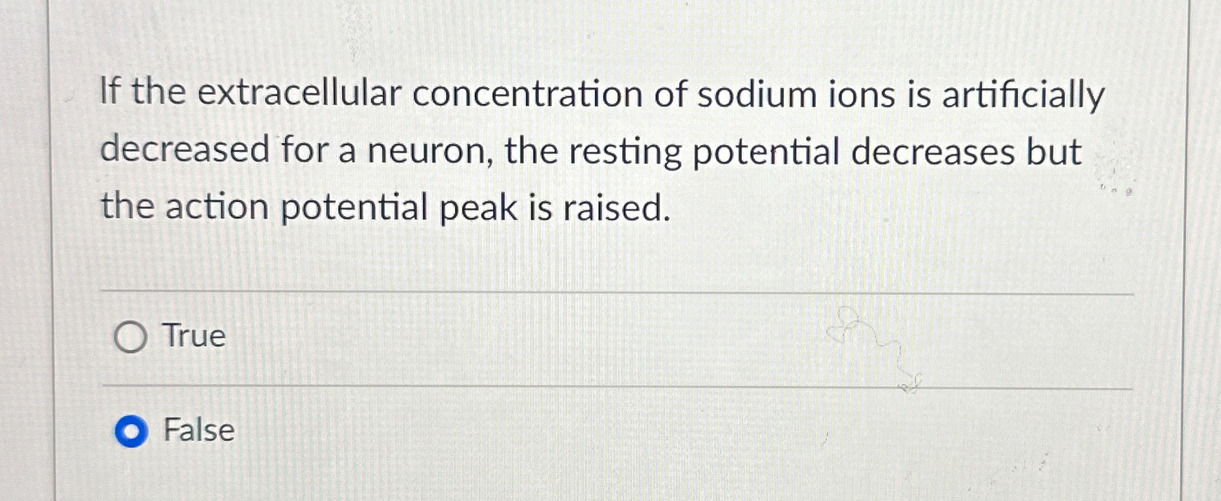 Solved If the extracellular concentration of sodium ions is | Chegg.com