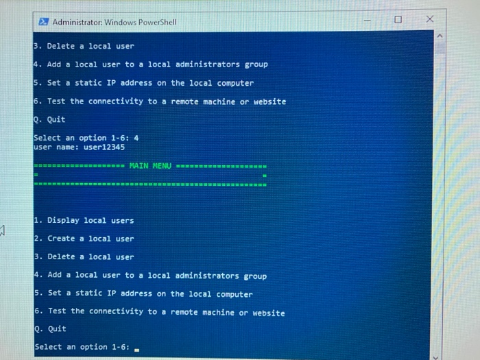Solved i need help with my homework, i need to create a menu | Chegg.com