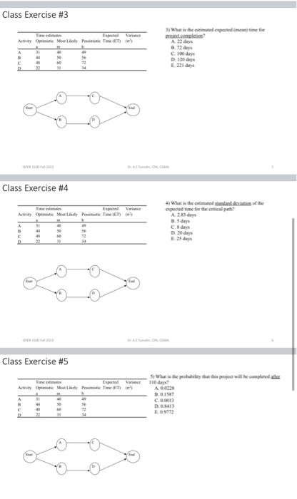 Solved Class Exercise \#3 3) What in the nitinat copected | Chegg.com