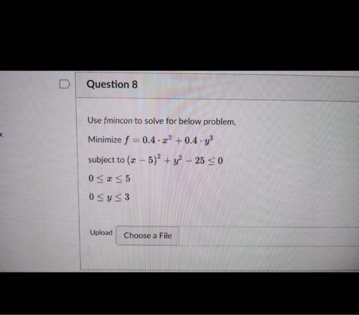 Solved With an additional constraint to above problem, what | Chegg.com