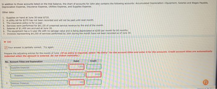 Solved Problem 4-02A (Part Level Submission) Len John | Chegg.com