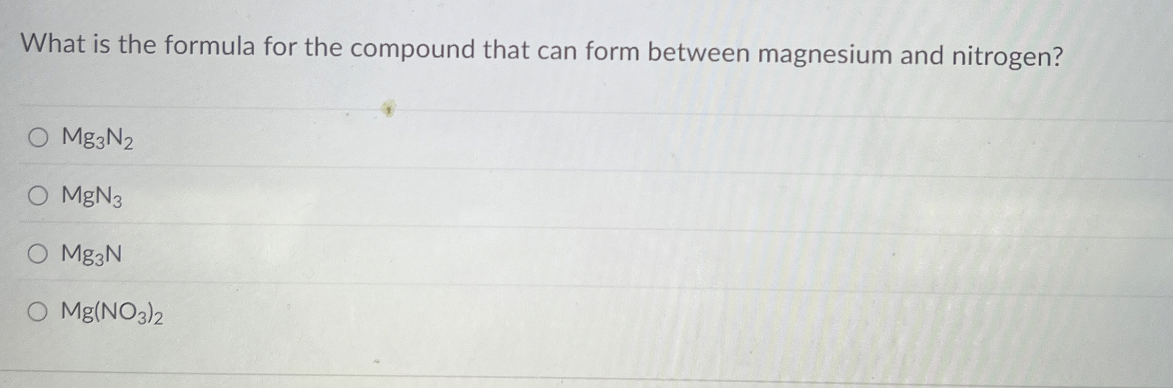 Solved What is the formula for the compound that can form | Chegg.com