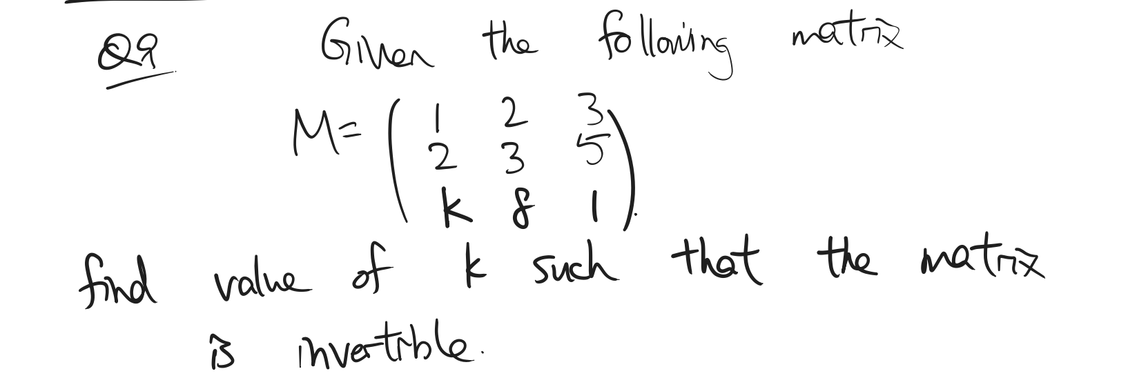 Solved Q2 ﻿Given the following | Chegg.com