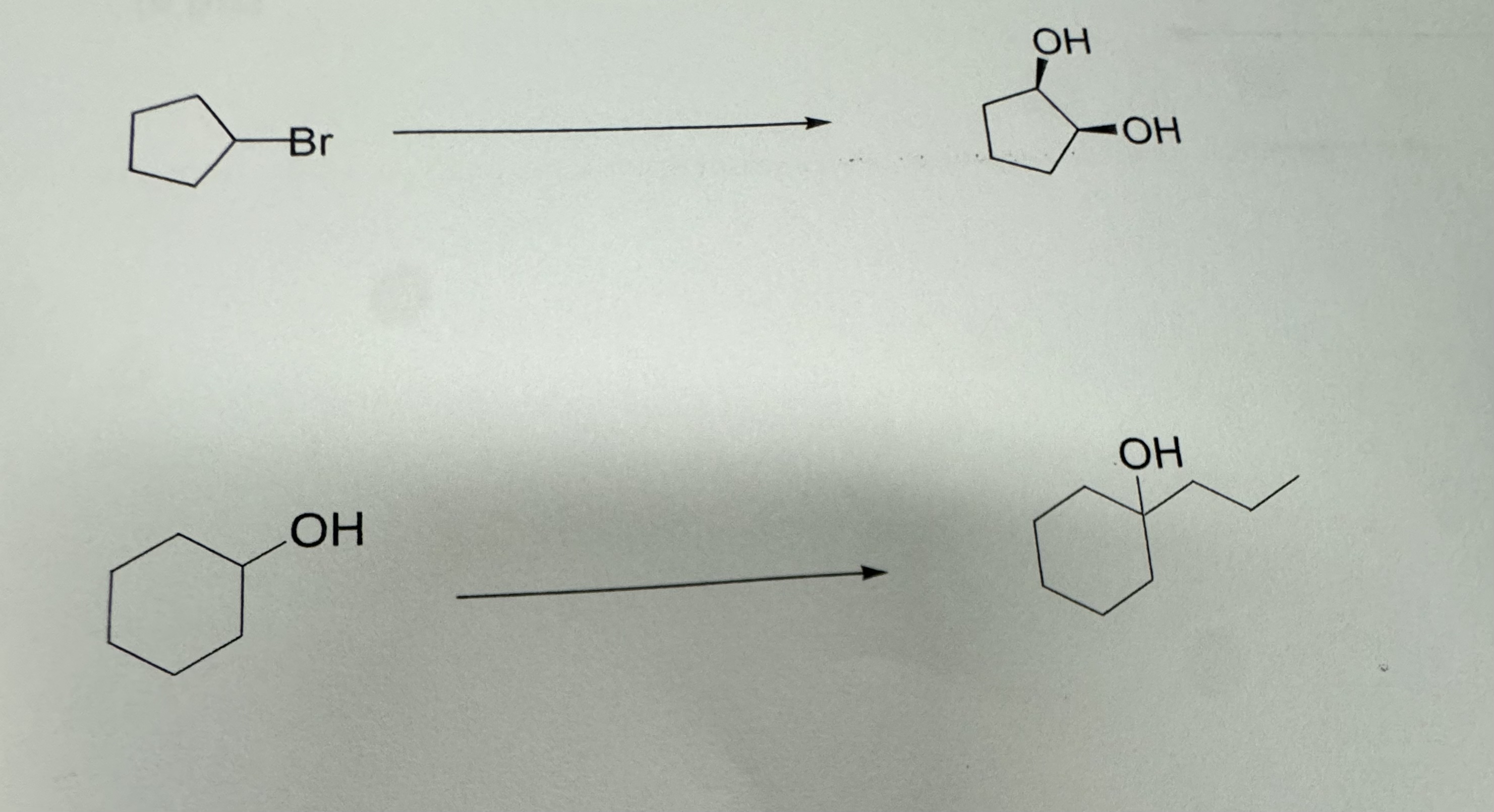 Solved Devise a sythesis reaction for the 2 ﻿molecules | Chegg.com