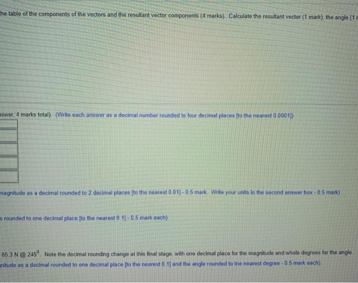 Solved Complete the following vector addition and | Chegg.com