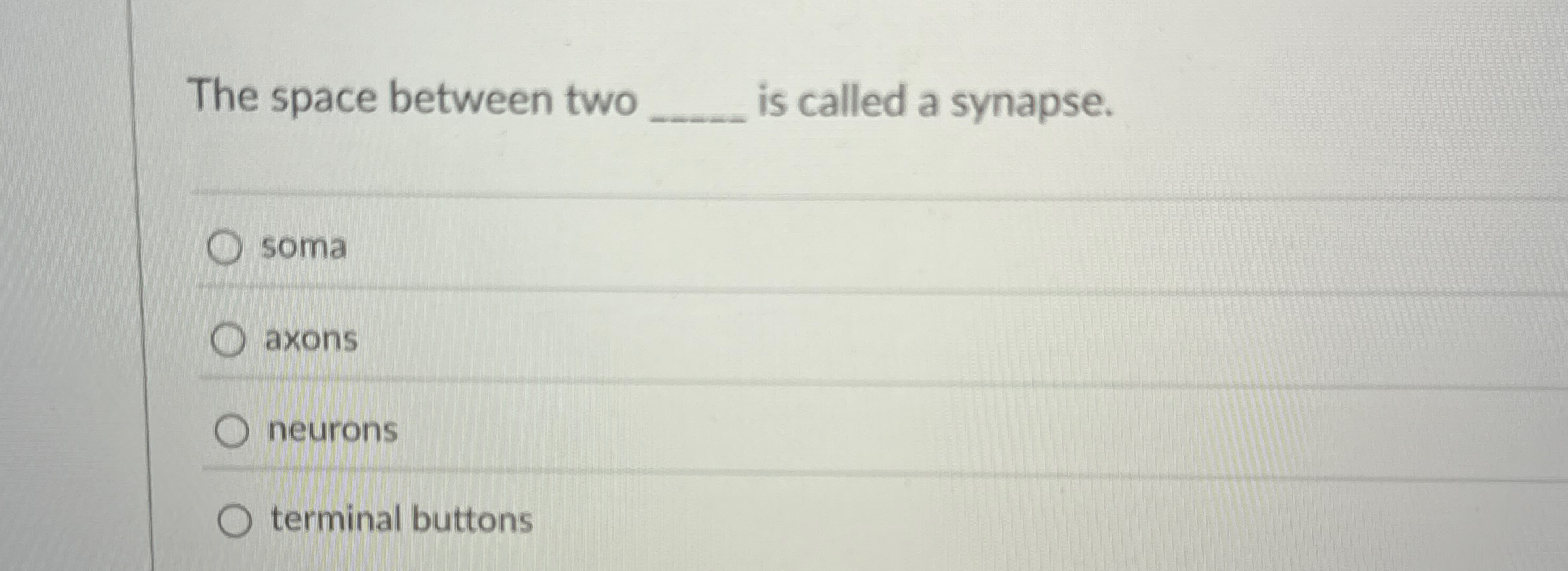 Solved The space between two q, ﻿is called a | Chegg.com