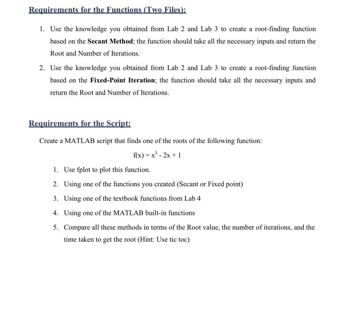 Solved Requirements for the Functions (Two Files): ﻿1. ﻿Use | Chegg.com