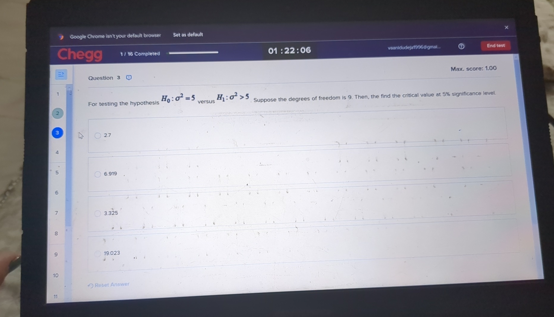Solved Google Chrome isn't your default browserSet as | Chegg.com