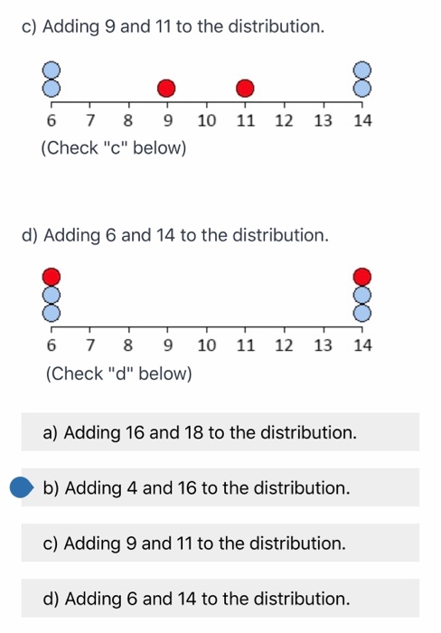 Solved This distribution has a mean of 10 and an ADM of 4. 6 | Chegg.com