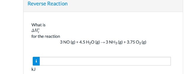 Solved The standard heat of the reaction 4 NH3 (g)+5 02(g)-4 | Chegg.com