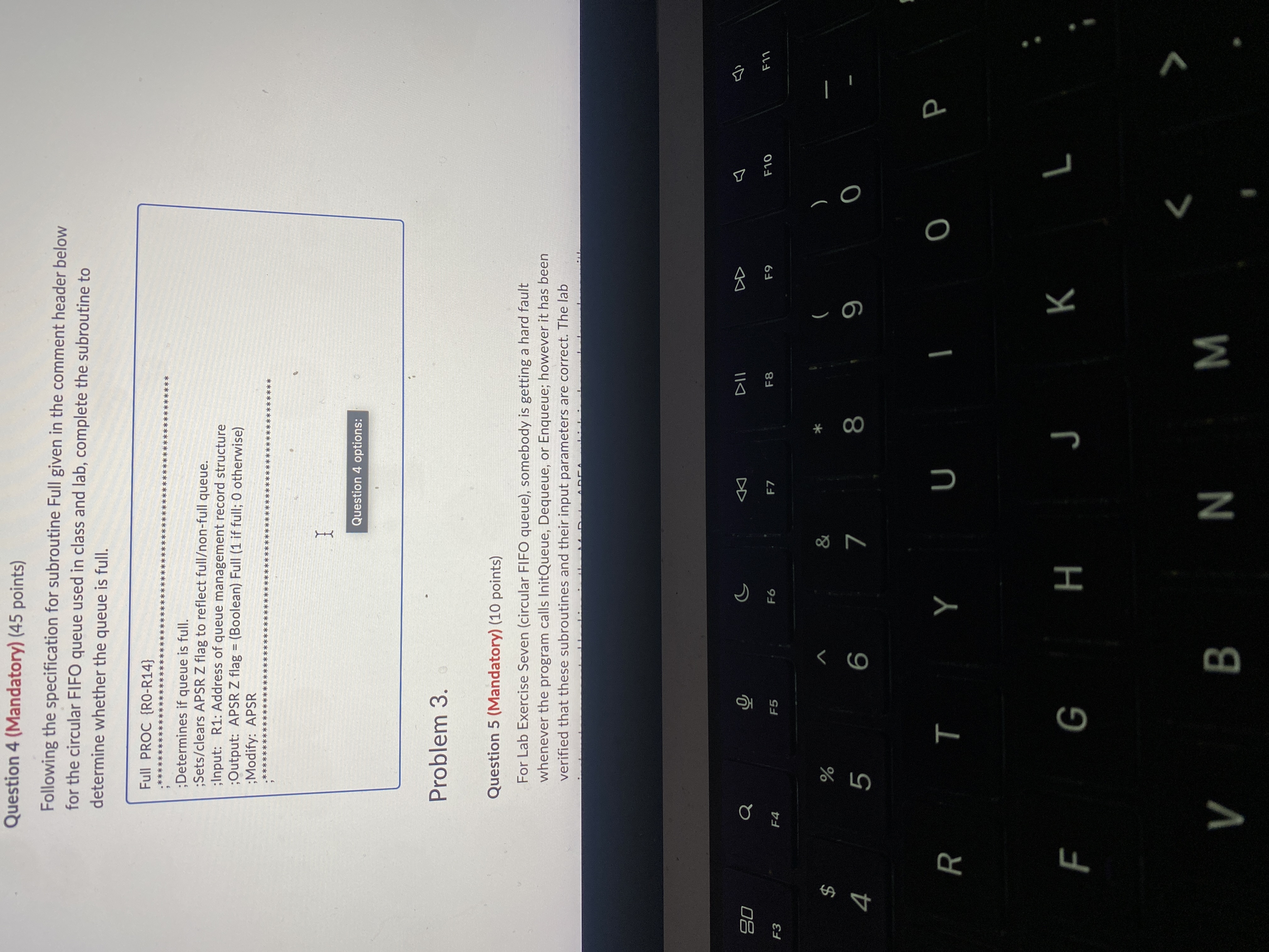Solved Question 4 (Mandatory) (45 ﻿points)Following the | Chegg.com