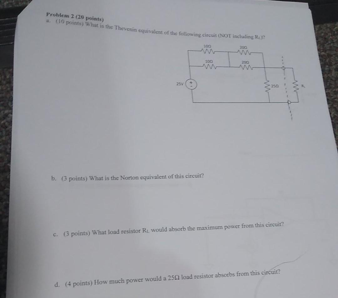 Solved Problem 2 (29 points) .. (10 points) What is the | Chegg.com