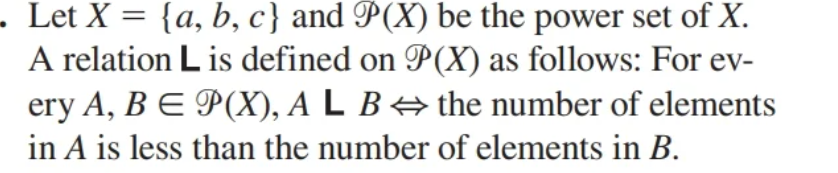 Solved Let x={a,b,c} ﻿and P(x) ﻿be the power set of x.A | Chegg.com