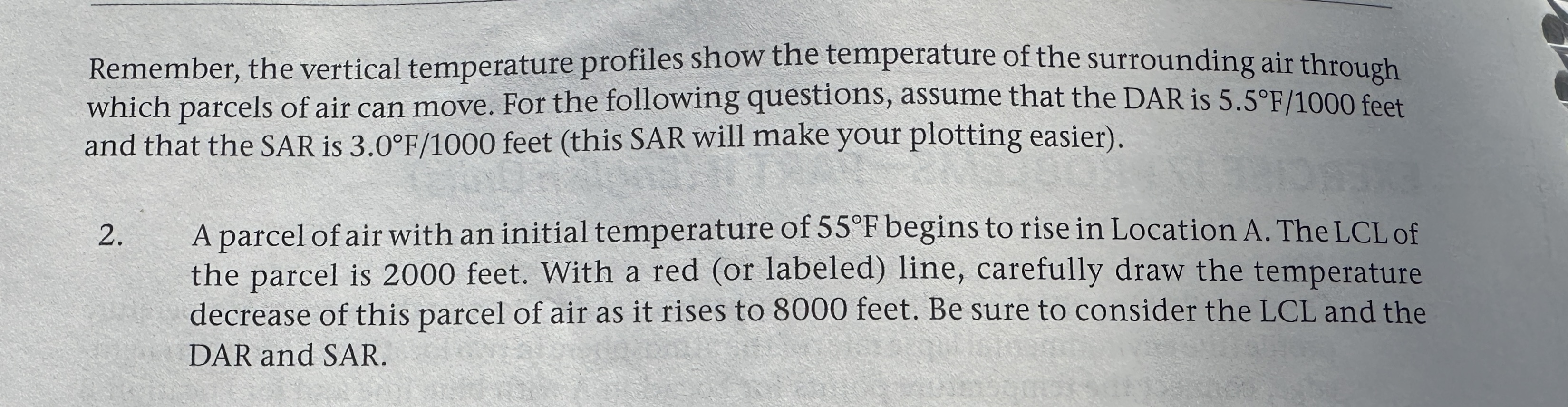 Solved Remember, the vertical temperature profiles show the | Chegg.com
