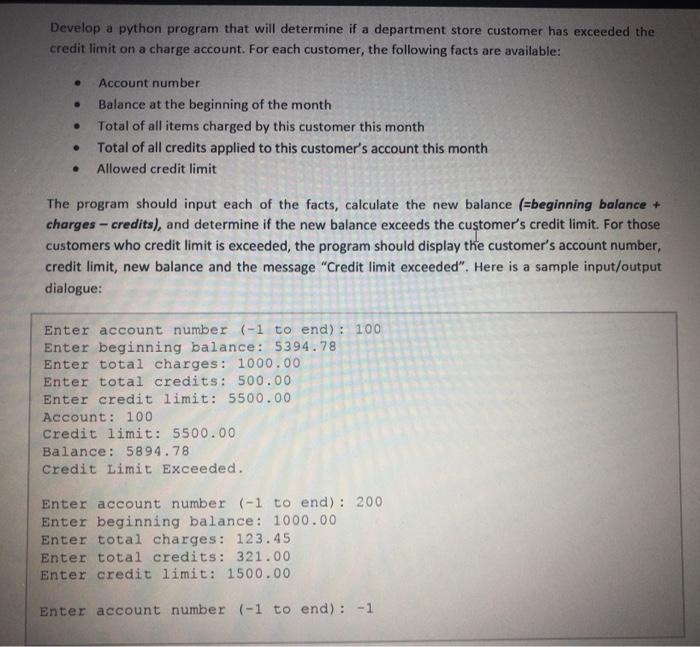 Solved Python Programmingplease Type The Code In Py File