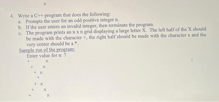 Solved 4. Write a C++ program that does the following: a. | Chegg.com