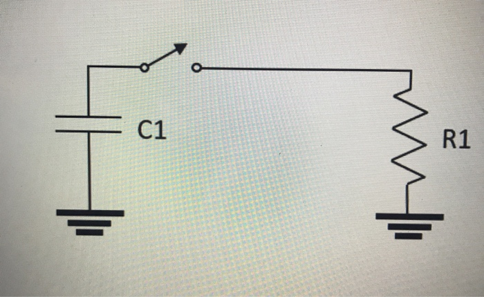 Solved In the given circuit, the capacitor is initially | Chegg.com