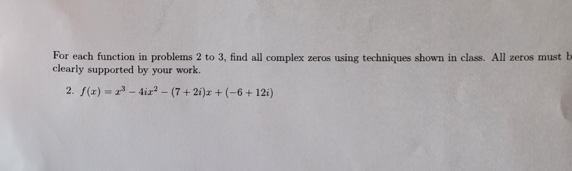 Solved For each function in problems 2 ﻿to 3 , ﻿find all | Chegg.com