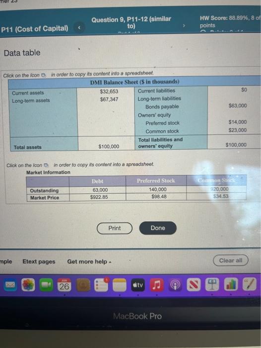 Solved Book value versus market value components. The CFO of | Chegg.com