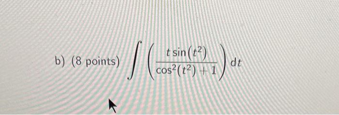 Solved Problem 3: Integration via the Substitution Method | Chegg.com