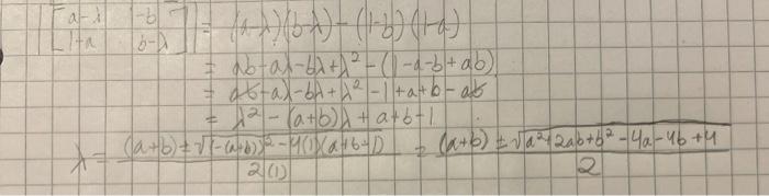 Solved How do I continue and solve for lambda? I have to | Chegg.com