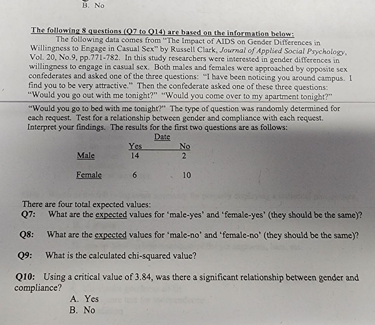 Solved The following 8 questions (Q7 to Q14) are based on | Chegg.com