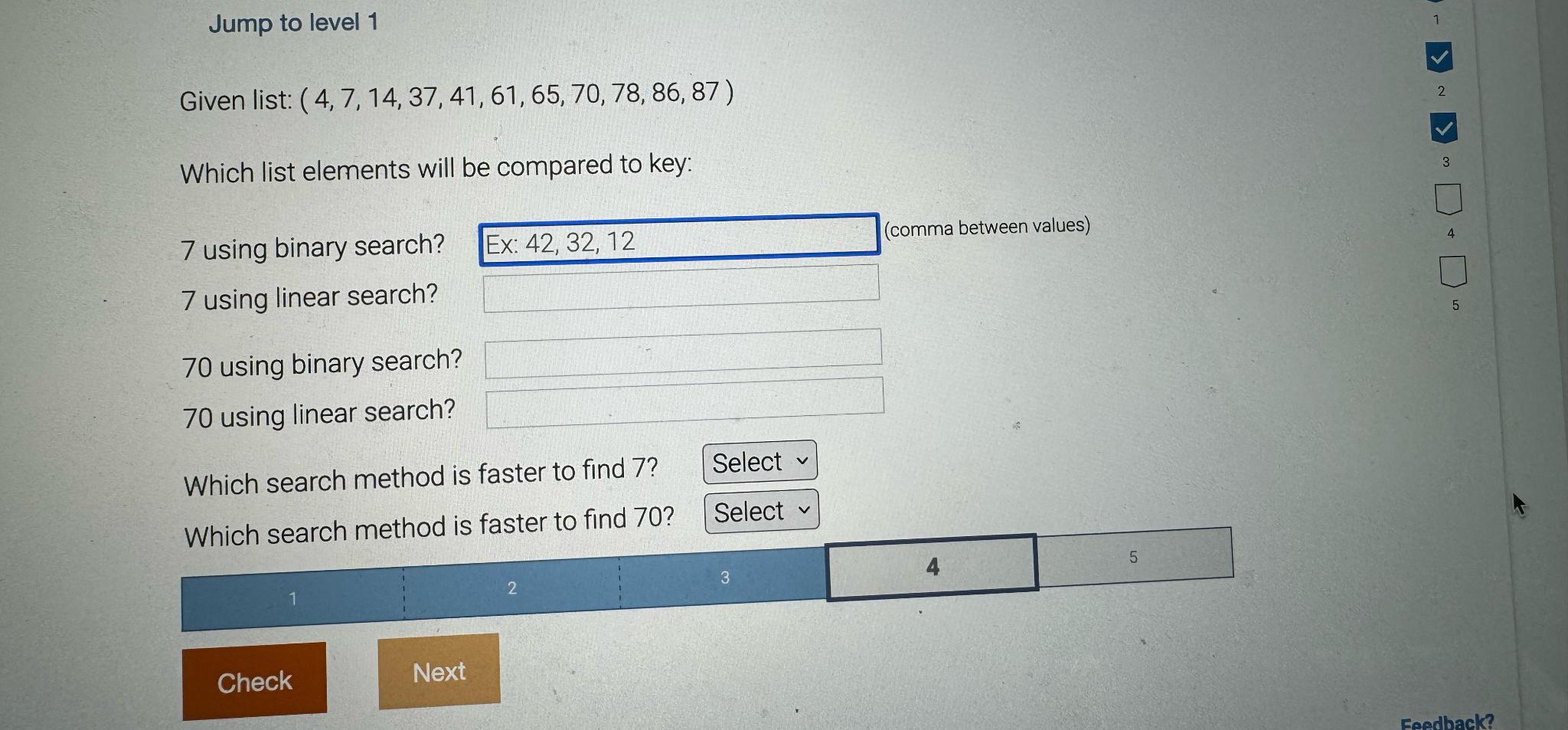 Solved Jump to level 1Given list: | Chegg.com