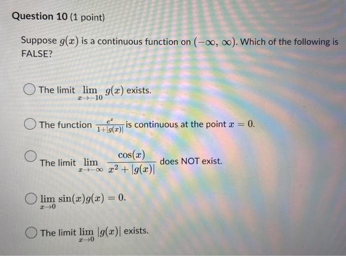 Solved For the function f(x)={x2−1x2+4,2,x≤0x>0 which of the | Chegg.com