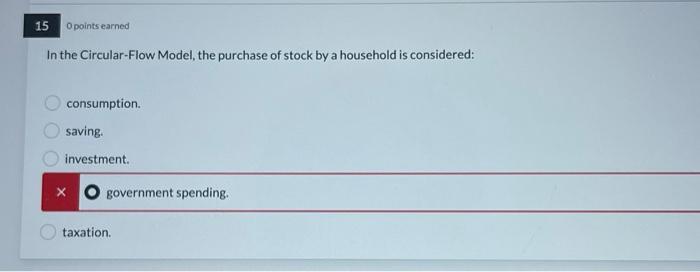 Solved In the "modified" Circular Flow Model, C+1+G+(X−1M) | Chegg.com
