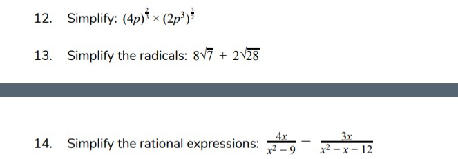 Solved 12. Simplify: (Ap)*