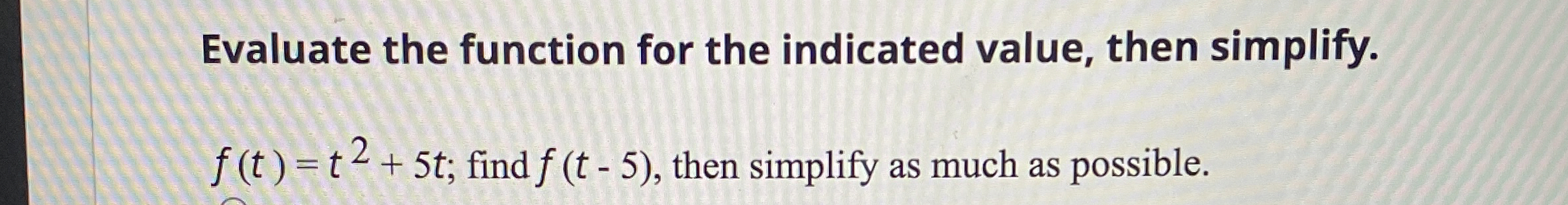 Solved Evaluate the function for the indicated value, then | Chegg.com