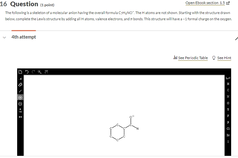 Solved 16 ﻿Question The following is a skeleton of a | Chegg.com