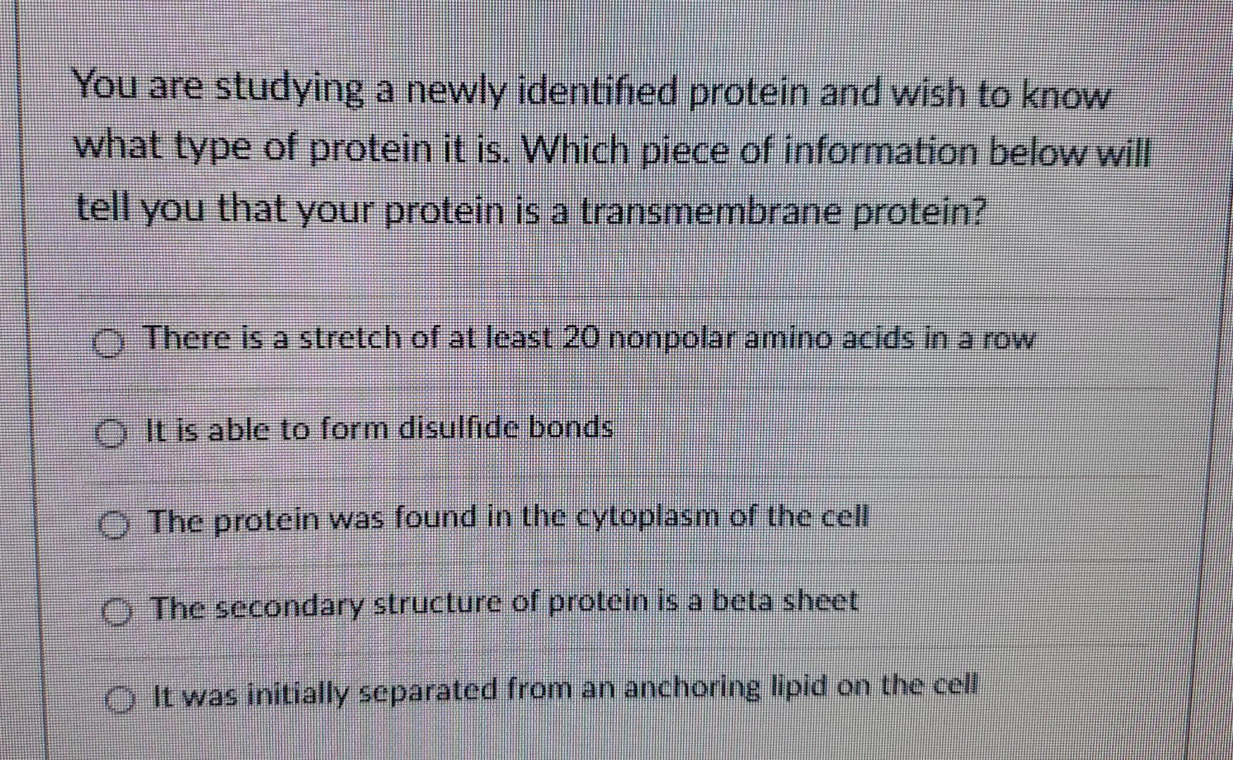 Solved Fibronectin In The Extracellular Matrix Is Connected