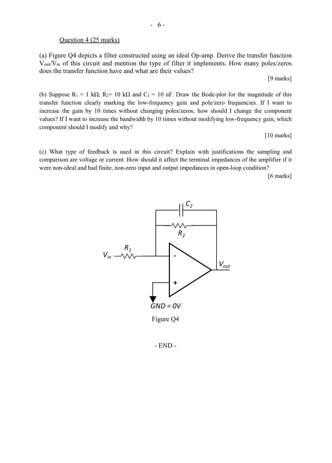 Solved Question 4 (25 ﻿marks)(a) ﻿Figure Q4 ﻿depicts a | Chegg.com