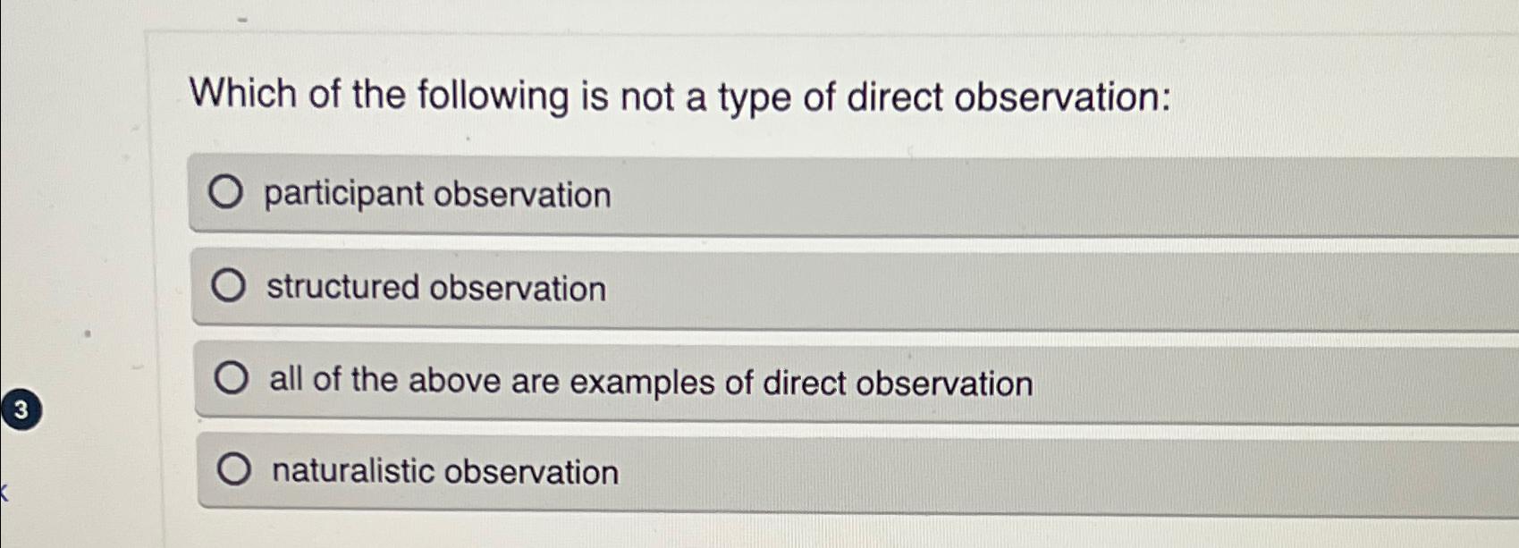 Solved Which of the following is not a type of direct | Chegg.com